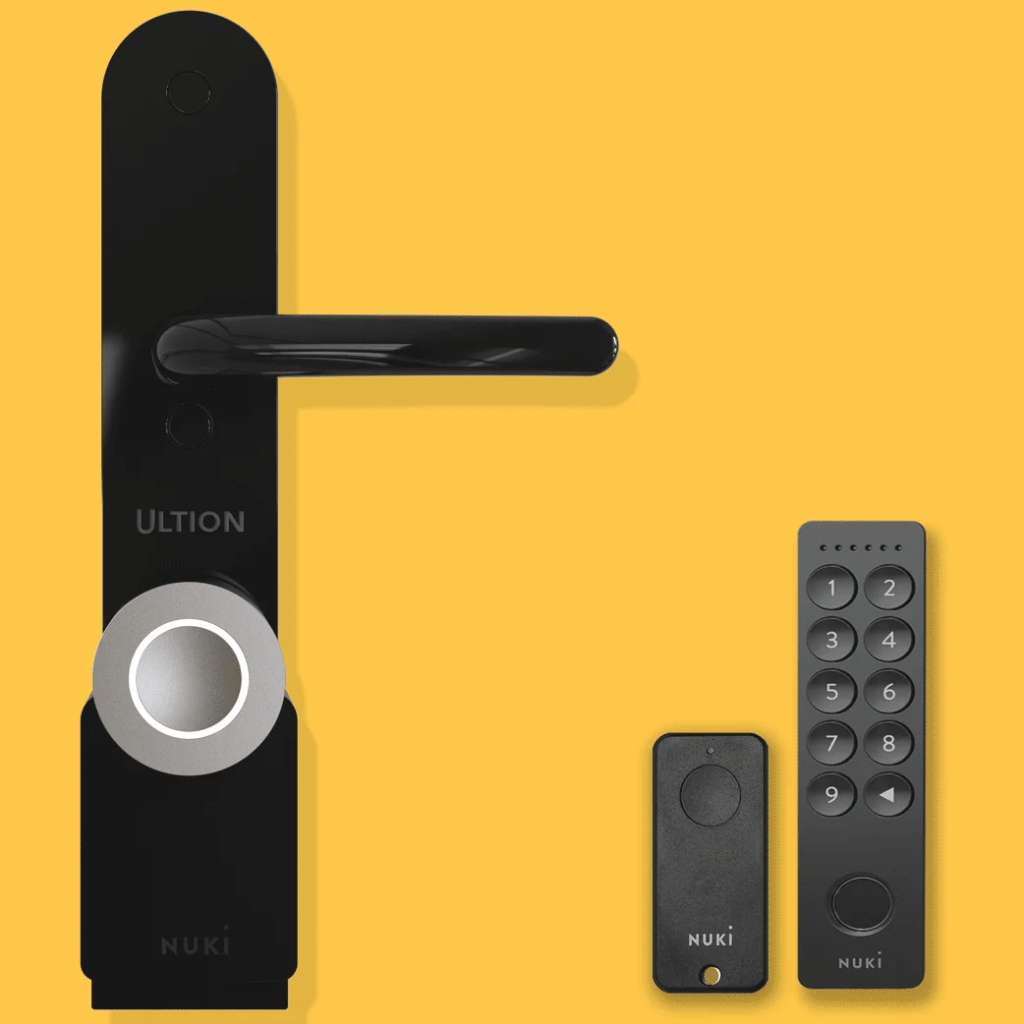 Ultion Nuki Plus with fingerprint keypad and keyfob - Anti Snap Lock